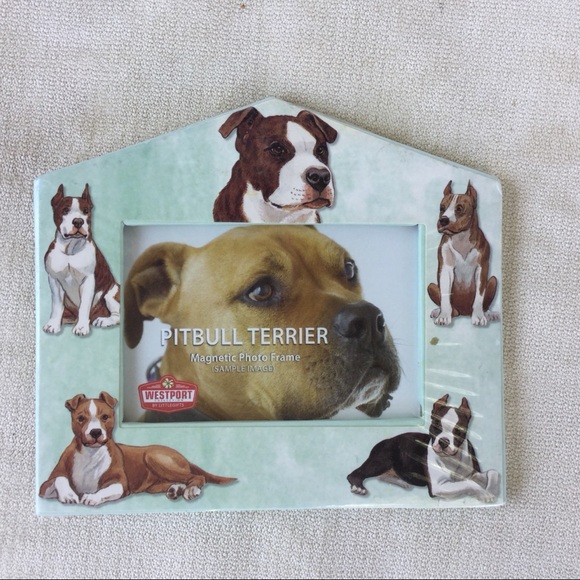 Westport | Accents | Pitbull Terrier Magnet Picture Frame | Poshmark